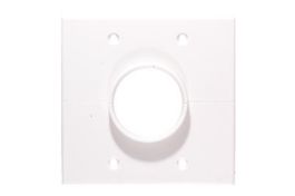 1.5 Inch hole - Double Gang - Split Wall Plate | ShowMeCables.com