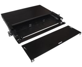 1U | Slide Out | 3 Fiber Adapter Patch and Splice Panel | ShowMeCables.com