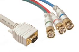 Python SVGA to BNC Cable - 25FT HDTV Component Video Cable ...
