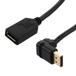 ShowMeCables DisplayPort Cable, Female to Up Angle Male, 8K Resolution ...
