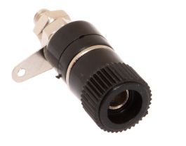 Binding Post Black Panel Mount | ShowMeCables.com