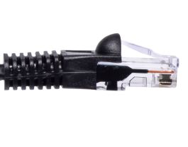 Standard Boot Cat6 Ethernet Patch Cable - Black - 10 FT | ShowMeCables.com