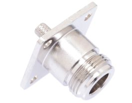 N Female Chassis Mount Connector - RG58 | ShowMeCables.com