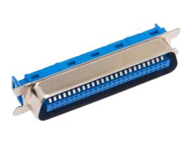 50 Pin Male Centronics Connector - Flat Ribbon Cable (IDC Type ...