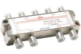 8-Way Splitter - 5 to 2300 MHz - All Ports Power Passive | ShowMeCables.com