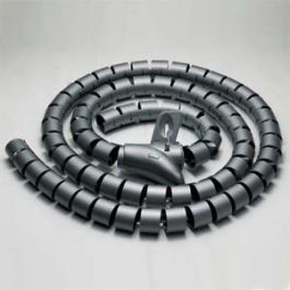 Spiral Cable Zip Wrap Black | 30mm x 1.5m (1.2" x 4.92Ft ...