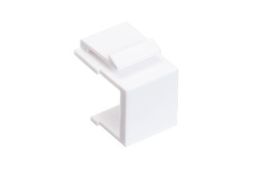 Blank Keystone - White | ShowMeCables.com