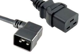 C20 Right Angle to C19 | Server / PDU Power Cord 2 Feet | ShowMeCables.com