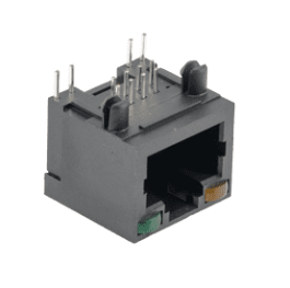 Surface Mount Jack with LED Lights - 90° | ShowMeCables.com