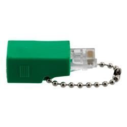 ShowMeCables CAT5e Ethernet Crossover Adapter RJ48C Jack To RJ45 Male ...