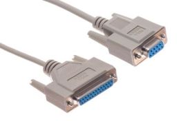 Serial Cable - 6FT DB9 Female to DB25 Female Null Modem | ShowMeCables.com