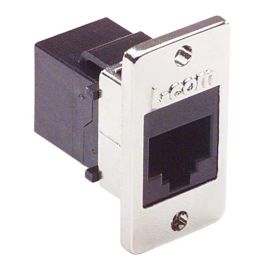 L-com Panel Mount Coupler | Cat3 Unshielded | ShowMeCables.com