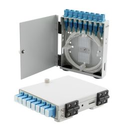 8 Port FTTH Terminal Box | Metal with SC/UPC Pigtails and SC/UPC ...