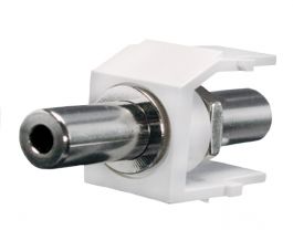 Netkey 3.5mm Stereo Coupler HD Keystone | ShowMeCables.com