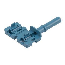 Versatile Link Blue Simplex Latching-Style Connector, with Clamshell ...