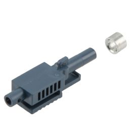 Versatile Link Blue Simplex Latching-Style Connector. For use with 1.0 ...