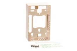 ICC Surface Mounting Box - Single Gang - Ivory | ShowMeCables.com
