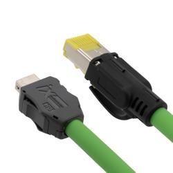 ShowMeCables ix Industrial Category 6a Serial Cable, ix B Key to RJ45 ...