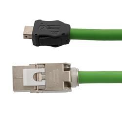 ShowMeCables ix Industrial Category 6a Ethernet Cable, ix A Key to RJ45 Jack, 26AWG Double ...