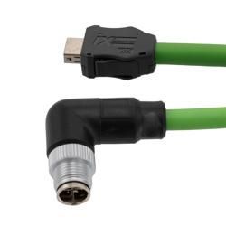 ShowMeCables ix Industrial Category 6a Serial Cable, ix B Key to Right ...