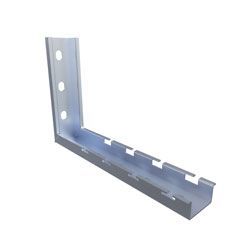 L-com L-Shaped Wall Mount Bracket - 11 Inch (267mm) 2pk | ShowMeCables.com
