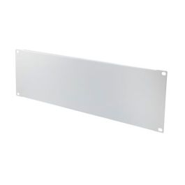 L-com 19" Solid Blank Panel 3U- RAL9003-Signal White | ShowMeCables.com