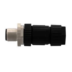 ShowMeCables M12 Sensor 5 Pin B-Code Male Field Termination Connector ...
