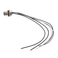 ShowMeCables M12 Sensor 5 Pin B Code Male Receptacle, IP68 IP69K Rated ...