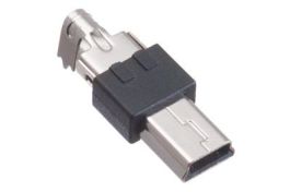 Mini B USB 5 Pin Male Solder Connector | ShowMeCables.com