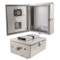 12x10x06 Stainless Steel Weatherproof Outdoor IP24 NEMA 3R Enclosure ...