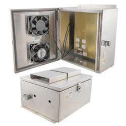 14x12x07 Stainless Steel Weatherproof Outdoor IP24 NEMA 3R Enclosure ...