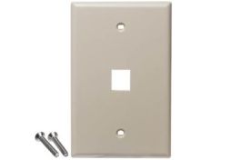 ICC IC107LF1IV Oversized Wall Plate - Single Gang | ShowMeCables.com