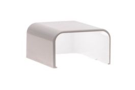 Panduit End Cap Fitting for LD10 - White - Single Piece | ShowMeCables.com