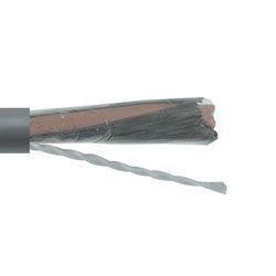 L-com 600V Control Cable, USA Made, 2 Conductor 18AWG Stranded, CSA FT4 ...