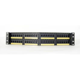 Ortronics Clarity 10G Angled | 48 Port Patch Panel | ShowMeCables.com
