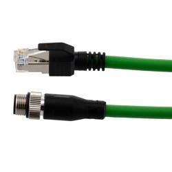 ShowMeCables 4 Position D Coded M12 to RJ45, Profinet Type C Cable ...