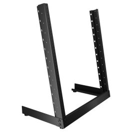 ShowMeCables 12U 2-Post Open Frame Desk Rack (10-32), Black ...
