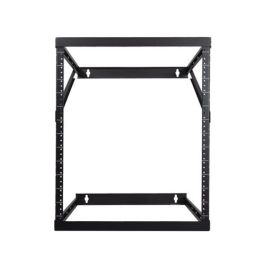 ShowMeCables 8U/12U/22U Wall Mount Expandable Open Frame 2 Post Rack ...