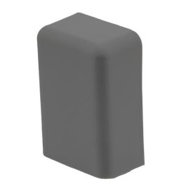 ShowMeCables Raceway end cap, 20x35mm gray | ShowMeCables.com