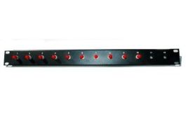 ST Multimode Fiber Patch Panel - 12 Port | ShowMeCables.com