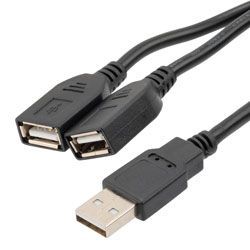 ShowMeCables USB 2.0 Extenstion, AM/AF, two connectors, 5M ...