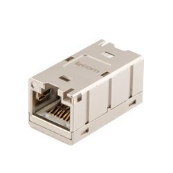 L-com CAT 6A SHLD RJ45 INLINE CPLR DIE CAST PoE+ | ShowMeCables.com