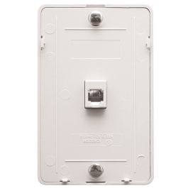 ICC Telephone Faceplate | 6P6C | ShowMeCables.com