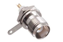 TNC Female Solder Chassis Mount Connector | ShowMeCables.com