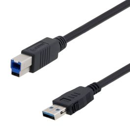 L-com Latching USB 3.0 Cable | USB A to B LSZH Jacket | ShowMeCables.com