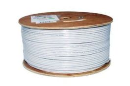 Modular Cable - 4 Conductor - White - 1000 FT | ShowMeCables.com