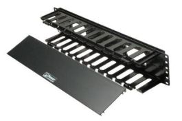 Panduit PatchLink Front Horizontal Cable Manager - 2 RU | ShowMeCables.com