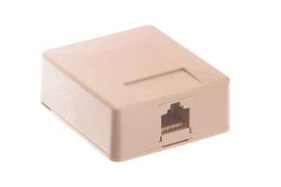 RJ45 Modular Surface Mount Box | ShowMeCables.com