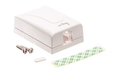 Elite Surface Mount Box Keystone- White | ShowMeCables.com