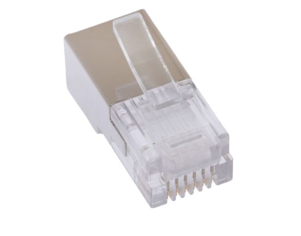 RJ12 6 Position 6 Conductor Shielded Modular Plug | ShowMeCables.com